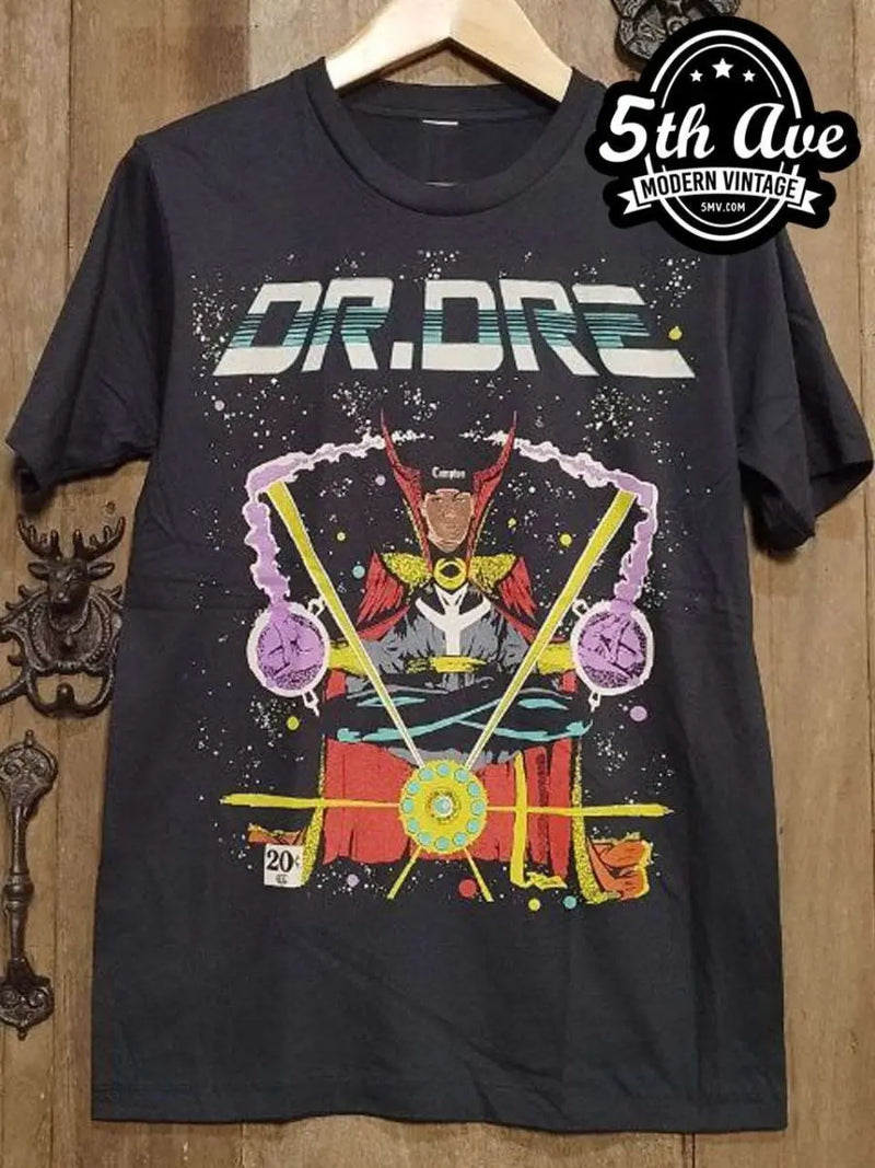 Dr. Dre Comic-Style Tribute Tee - Vintage Band Shirts