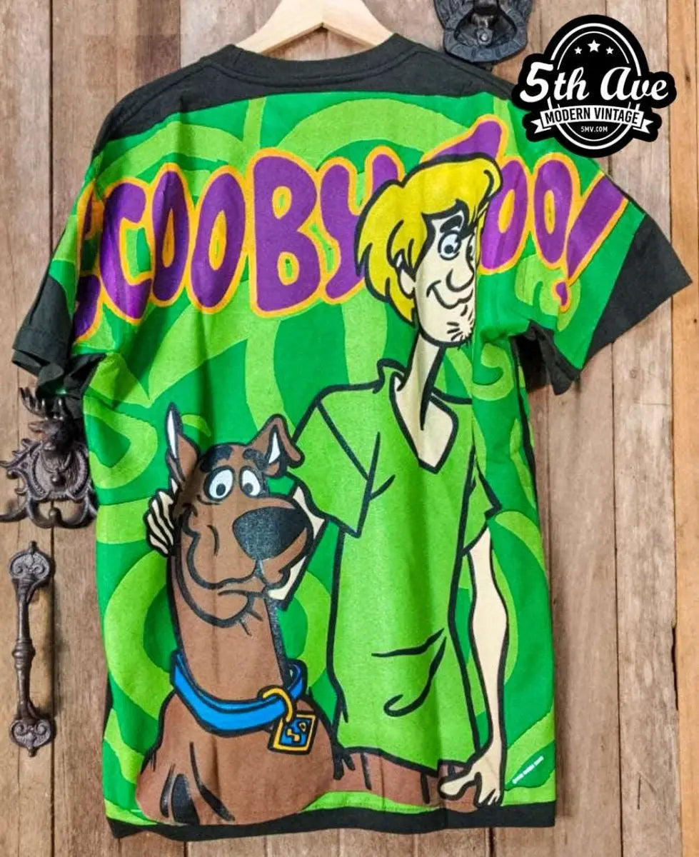 Scooby-Doo - AOP all over print New Vintage Animation T shirt - Vintage ...